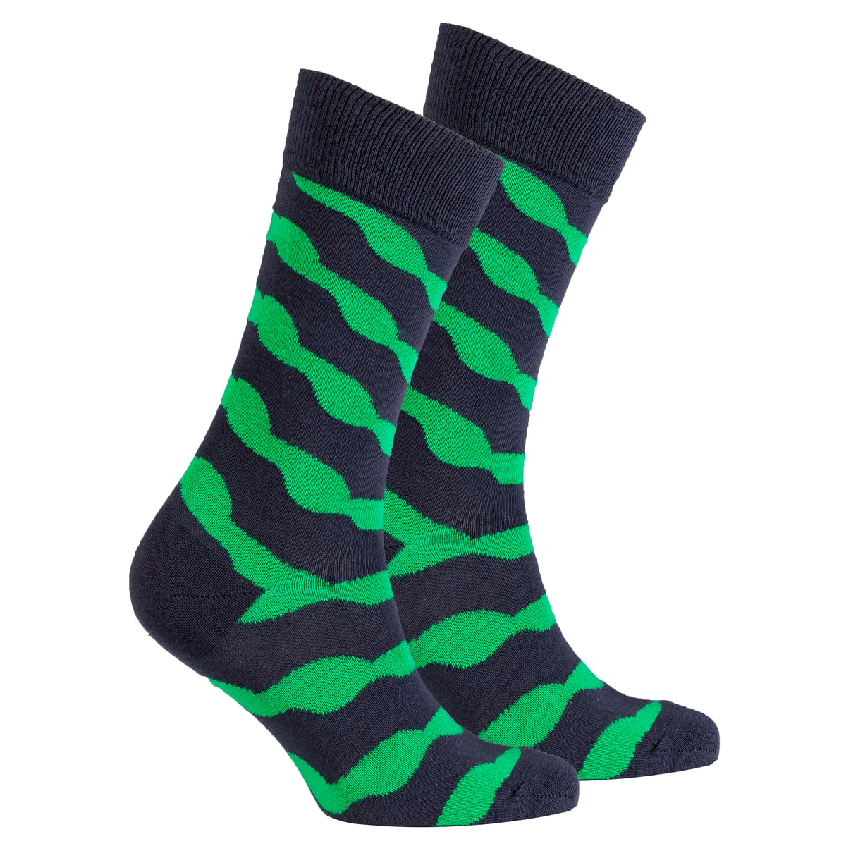 Men's Emerald Wave Socks - Socks n Socks