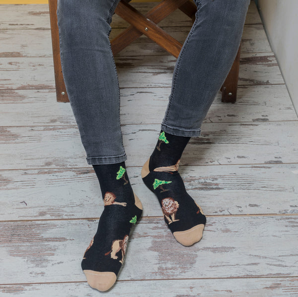 Men's Lion Socks - Socks n Socks