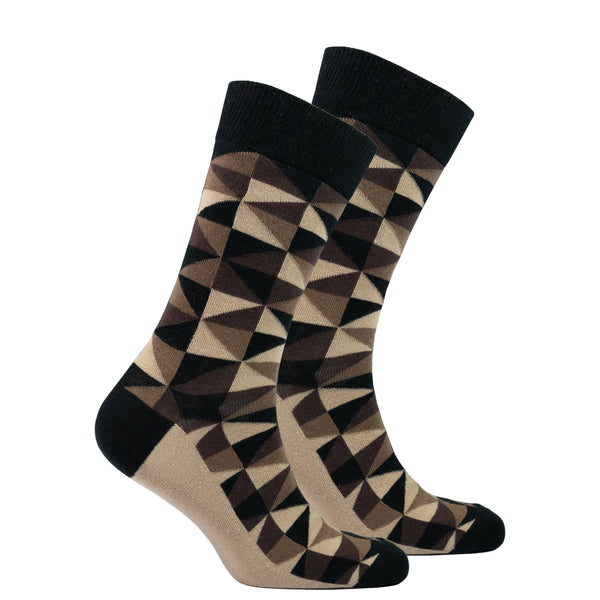 Men's Sand Triangle Socks - Socks n Socks