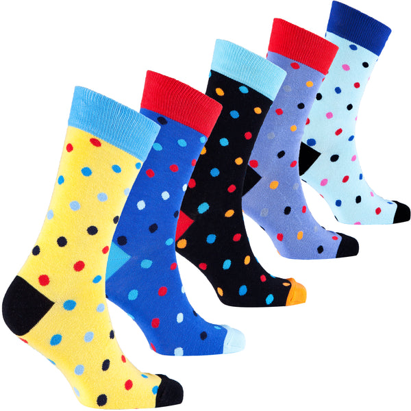 Men's Funky Dots Socks - Socks n Socks