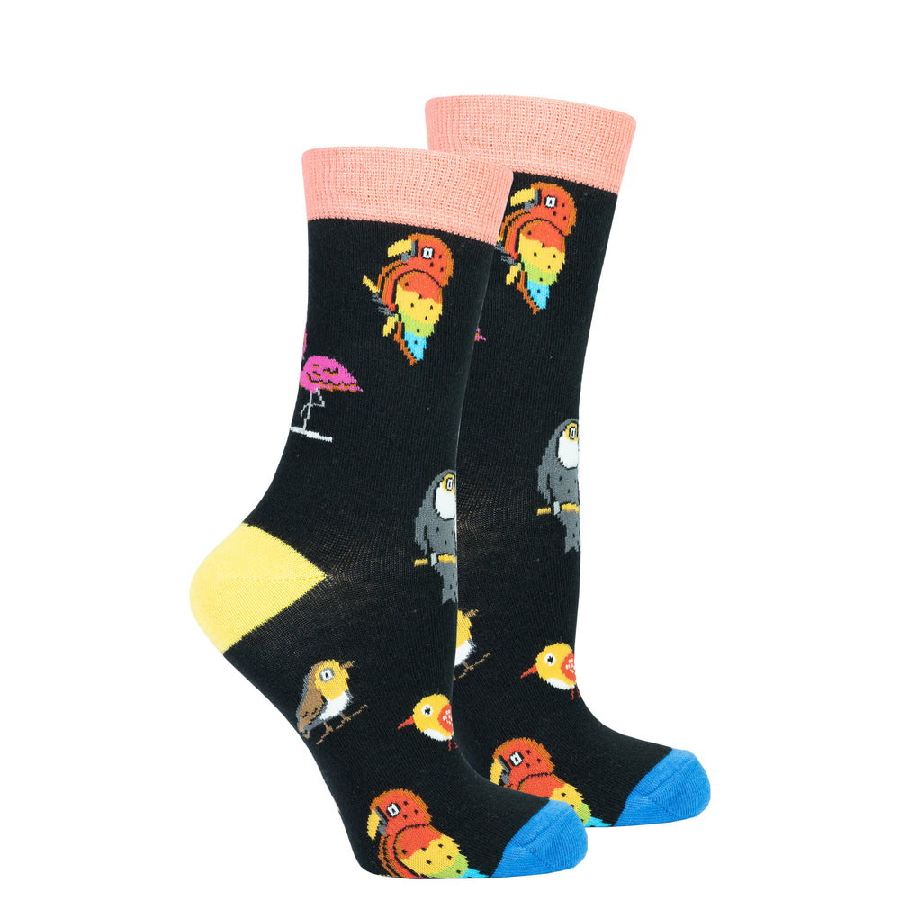 Women's Wild Birds Socks - Socks n Socks