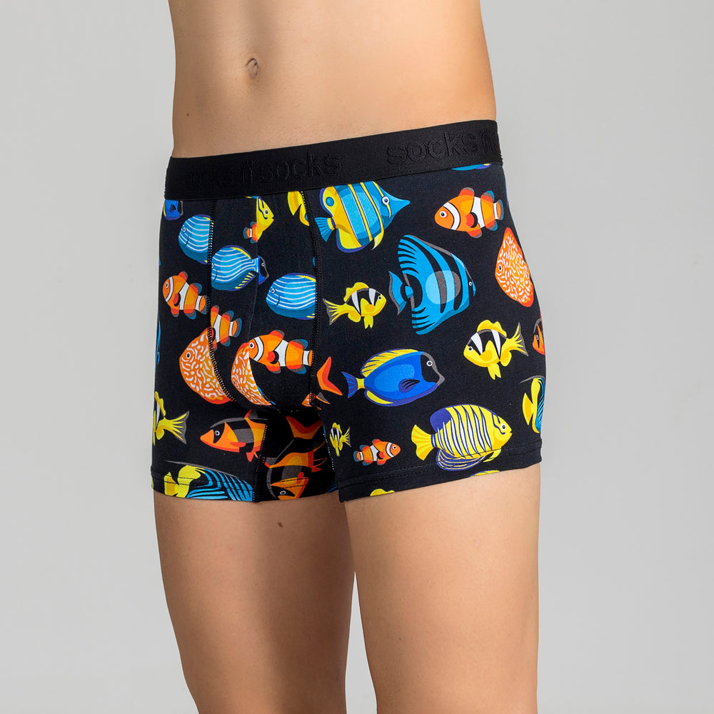 Men's Fish Boxer Brief - Socks n Socks