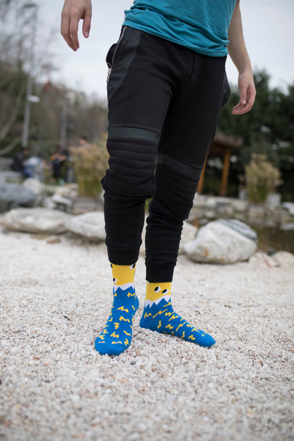 Men's Irregular Eyes Socks - Socks n Socks
