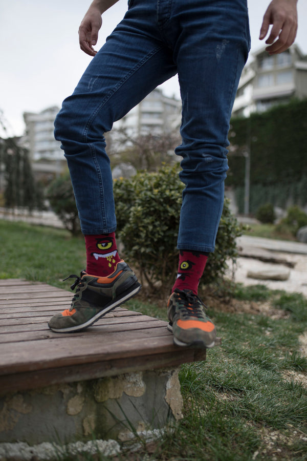 Men's Devil Monster Socks - Socks n Socks